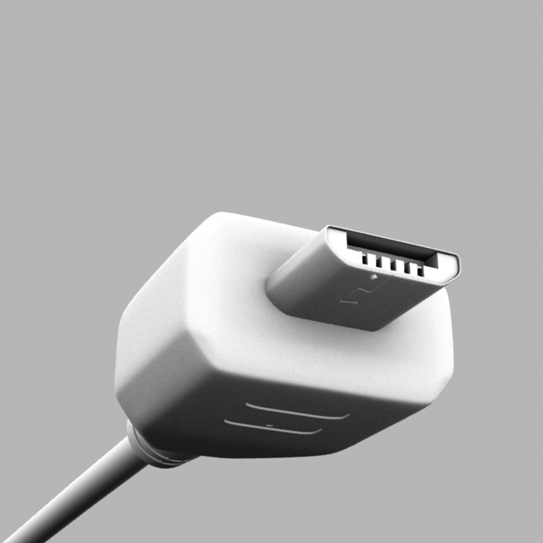 Micro Usb Connector 3d Model