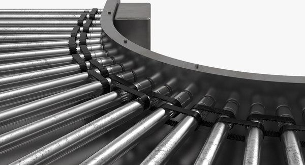 3D roller conveyors model - TurboSquid 1344055