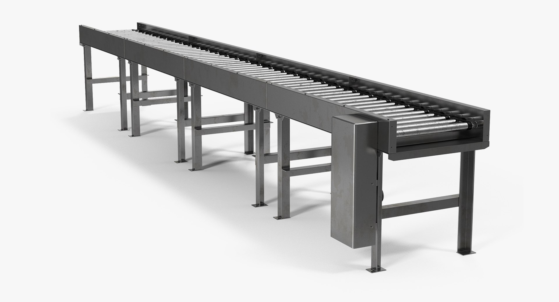 3D Roller Conveyors Model - TurboSquid 1344055