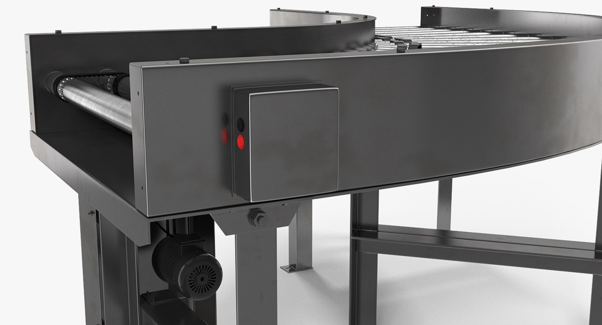 3D roller conveyors model - TurboSquid 1344055