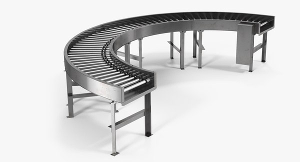 3D roller conveyors model - TurboSquid 1344055