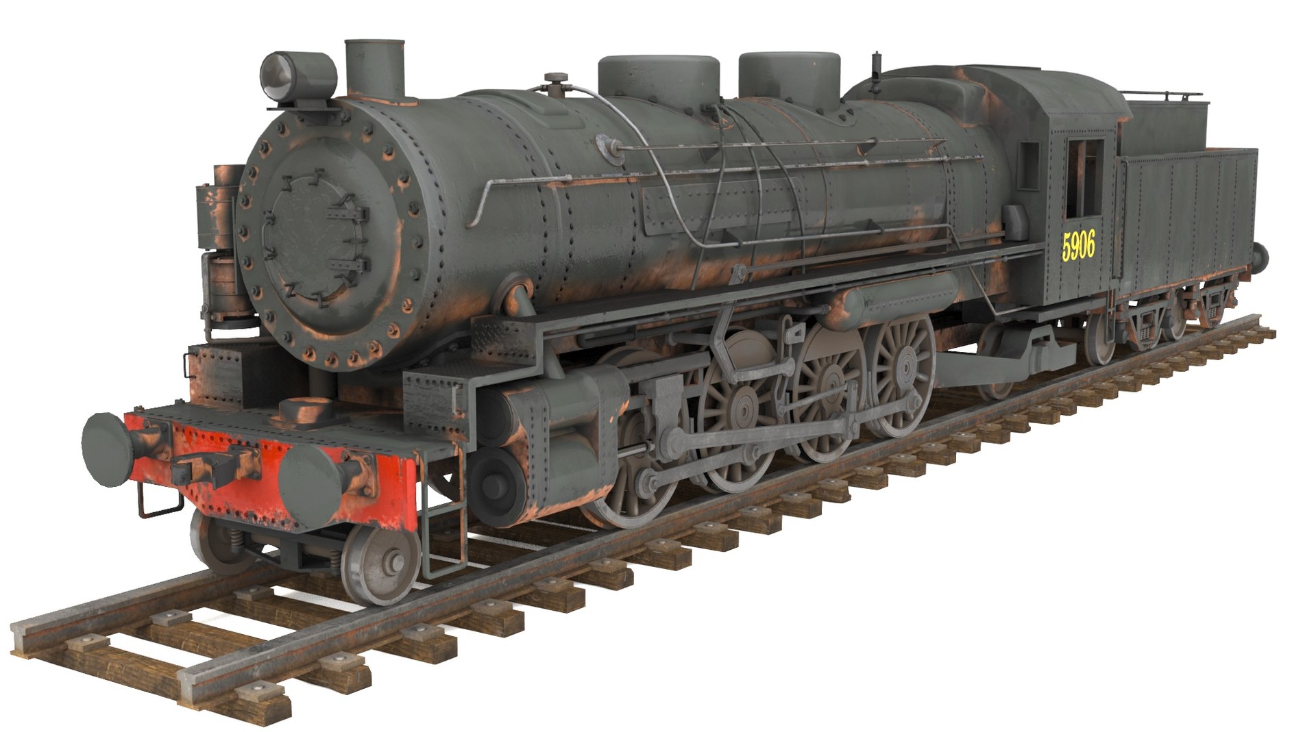 modèle 3D de Locomotive à vapeur classe D59 - TurboSquid 1834172