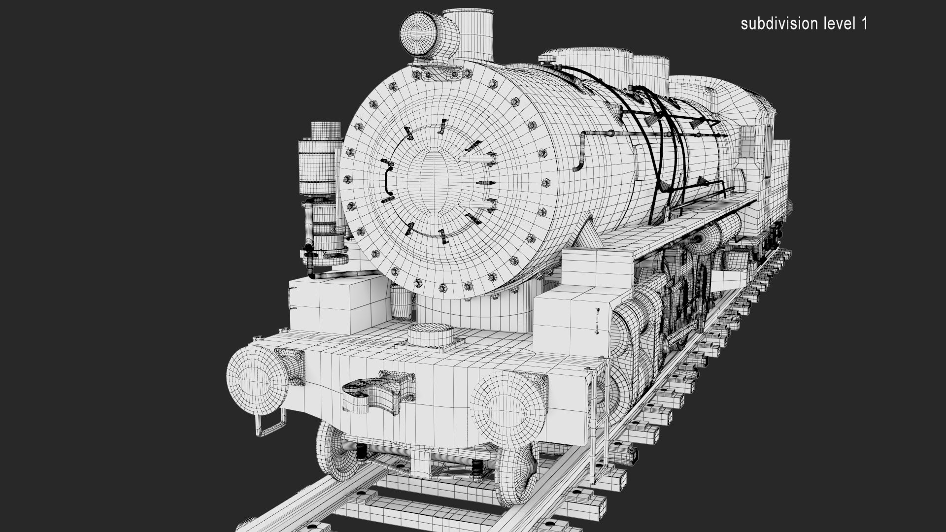 Steam Locomotive D59 Class 3D model - TurboSquid 1834172