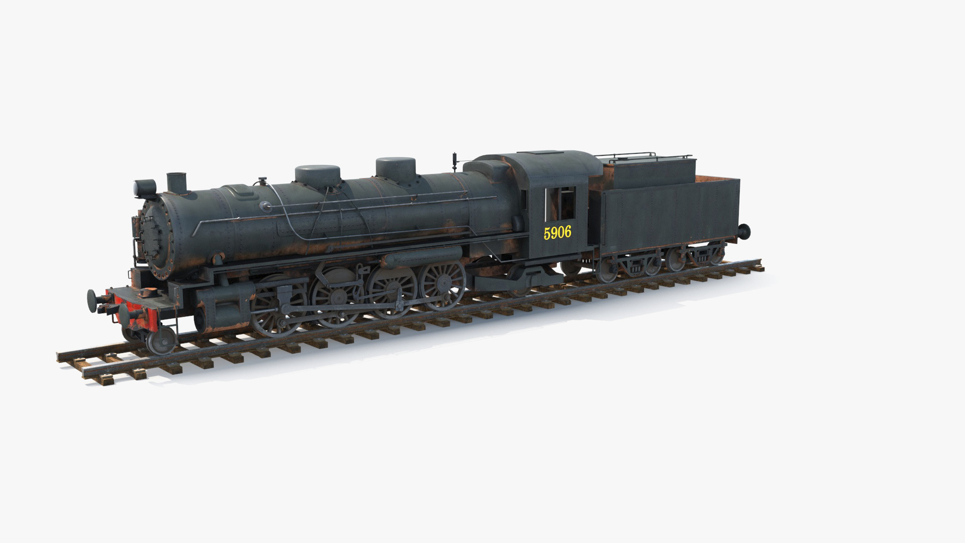 modèle 3D de Locomotive à vapeur classe D59 - TurboSquid 1834172