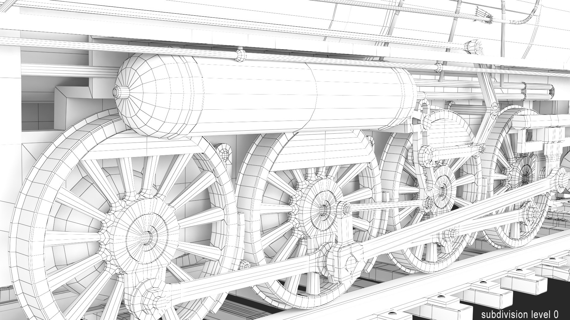 Steam Locomotive D59 Class 3D model - TurboSquid 1834172