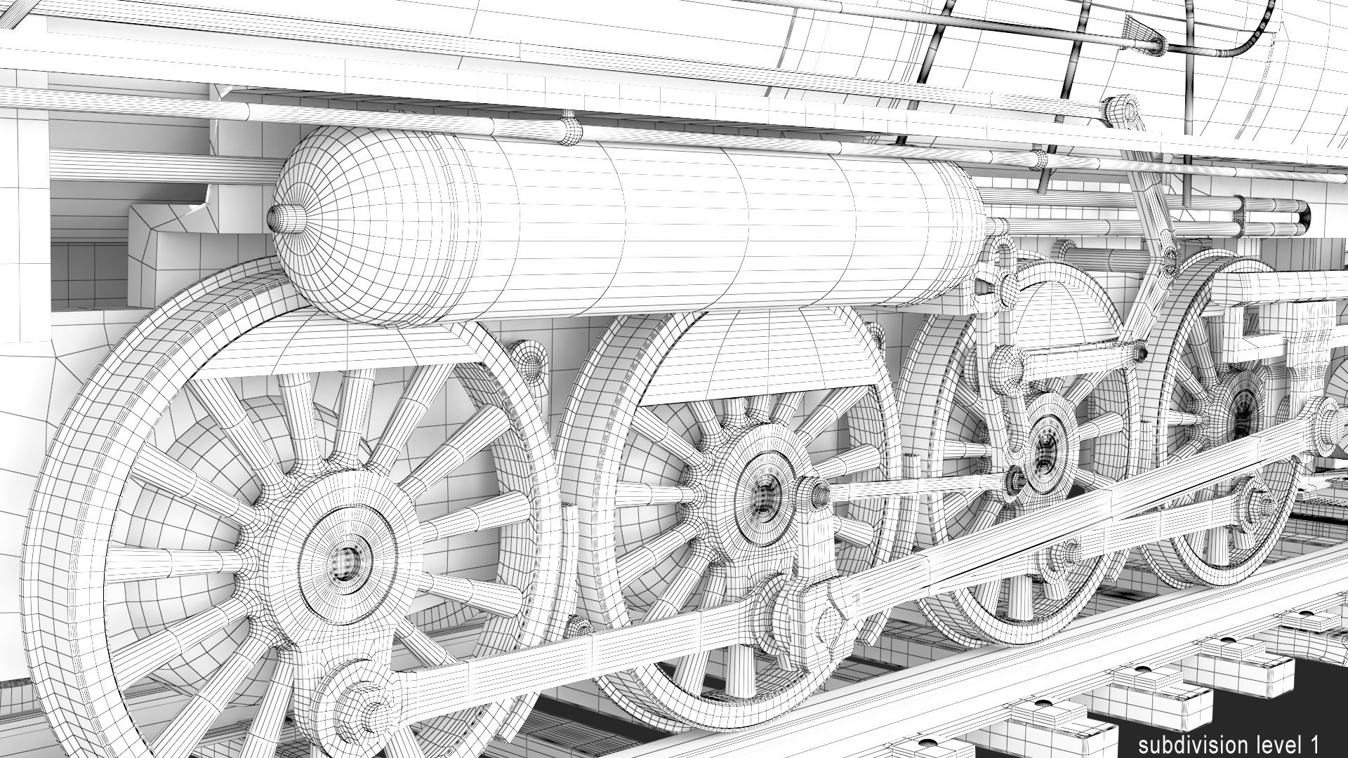 Steam Locomotive D59 Class 3D model - TurboSquid 1834172
