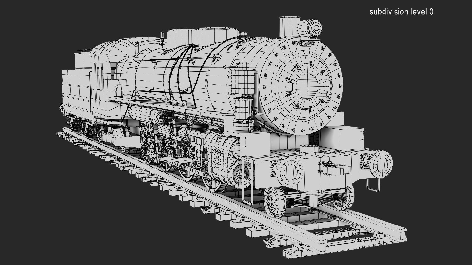 Steam Locomotive D59 Class 3D model - TurboSquid 1834172