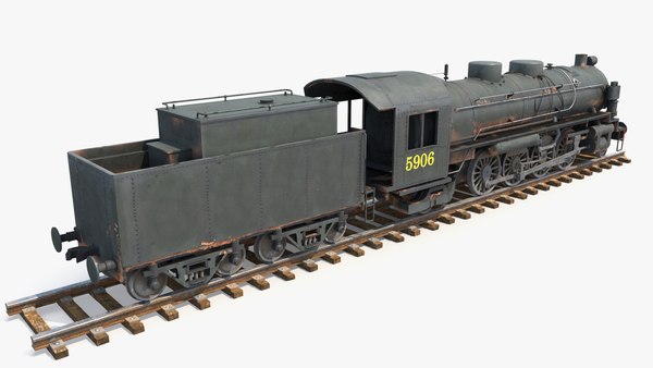 Steam Locomotive D59 Class 3D model - TurboSquid 1834172