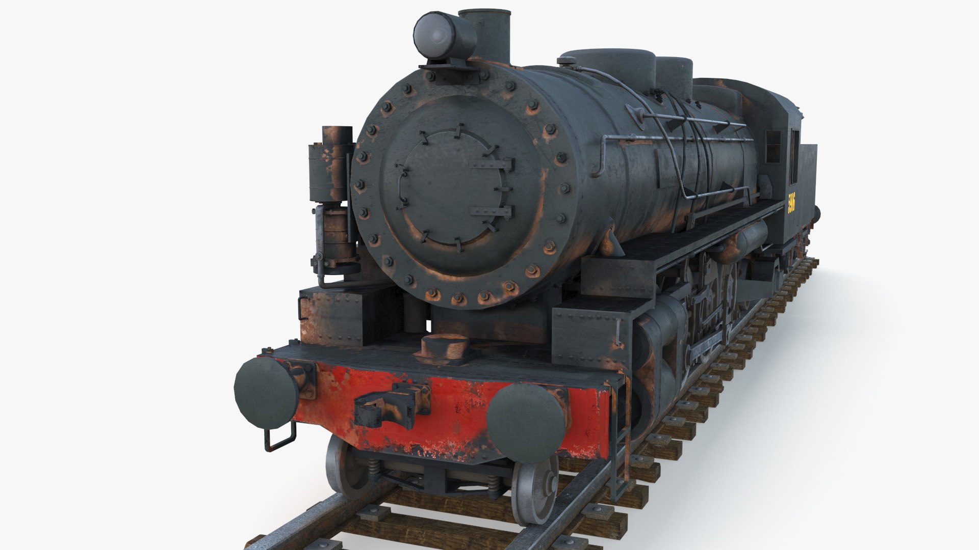 Steam Locomotive D59 Class 3D model - TurboSquid 1834172