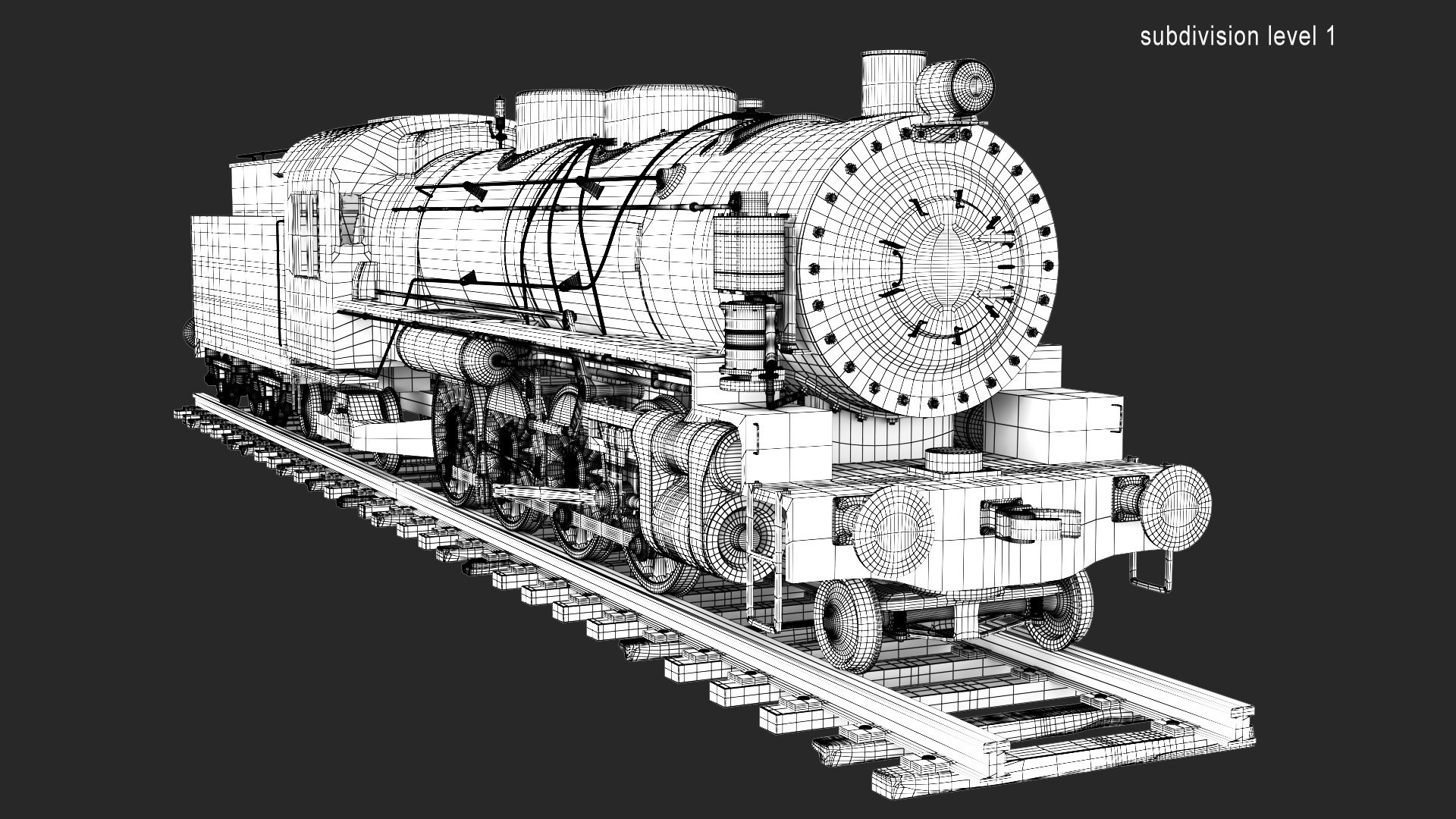 Steam Locomotive D59 Class 3D model - TurboSquid 1834172