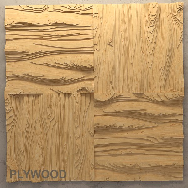 3d model wooden panel