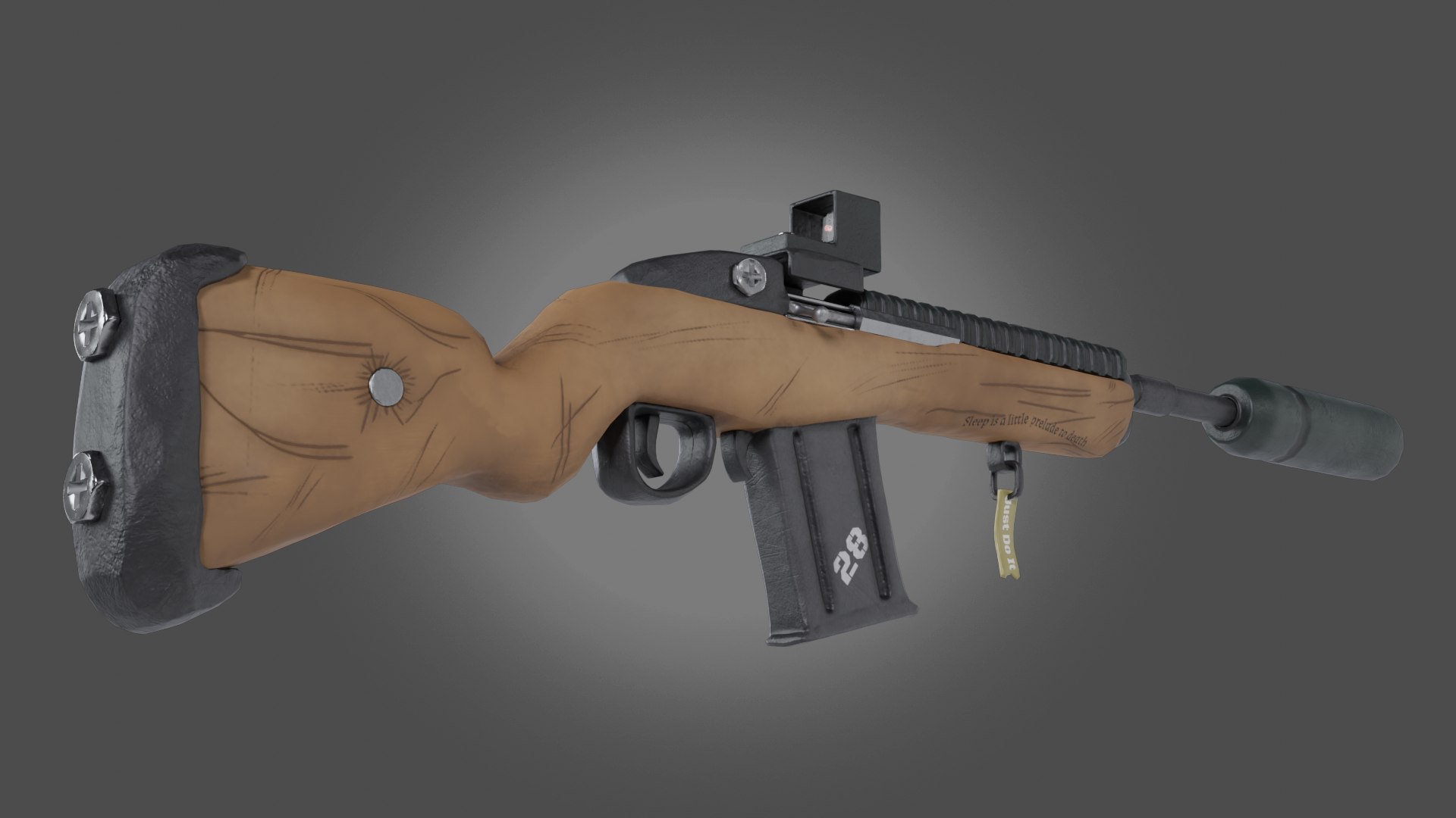 Stylized Rifle 3D - TurboSquid 1865972