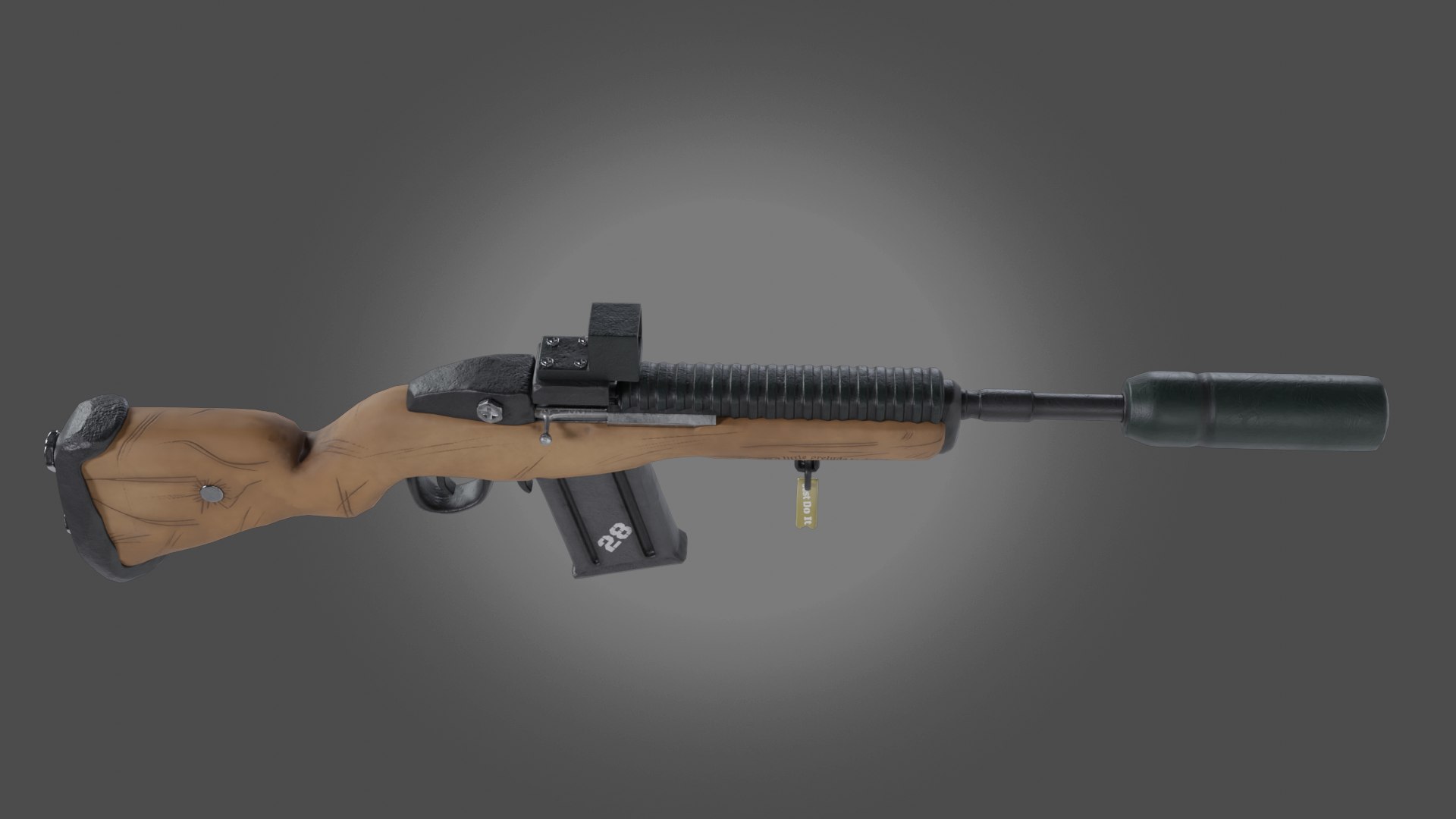 Stylized Rifle 3D - TurboSquid 1865972