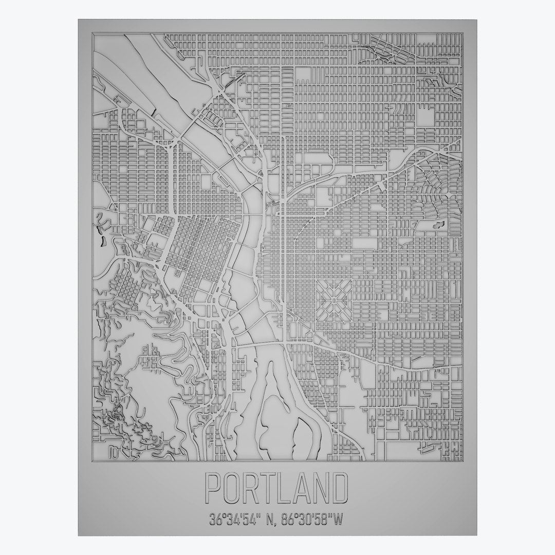 3D Model Portland Master Plan Modeled - TurboSquid 1595834