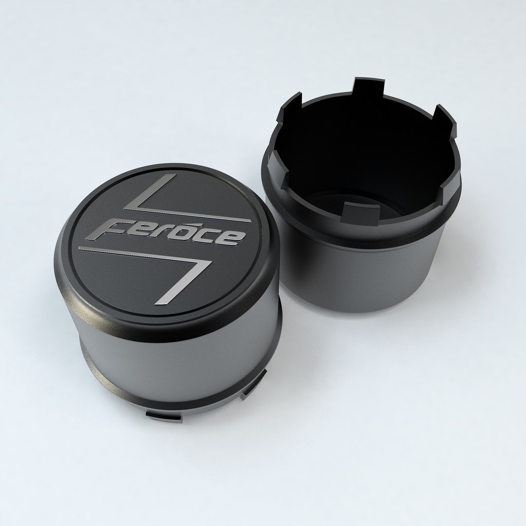 3D August Feroce Japan Rims Hub Cap Cover Model - TurboSquid 1863812