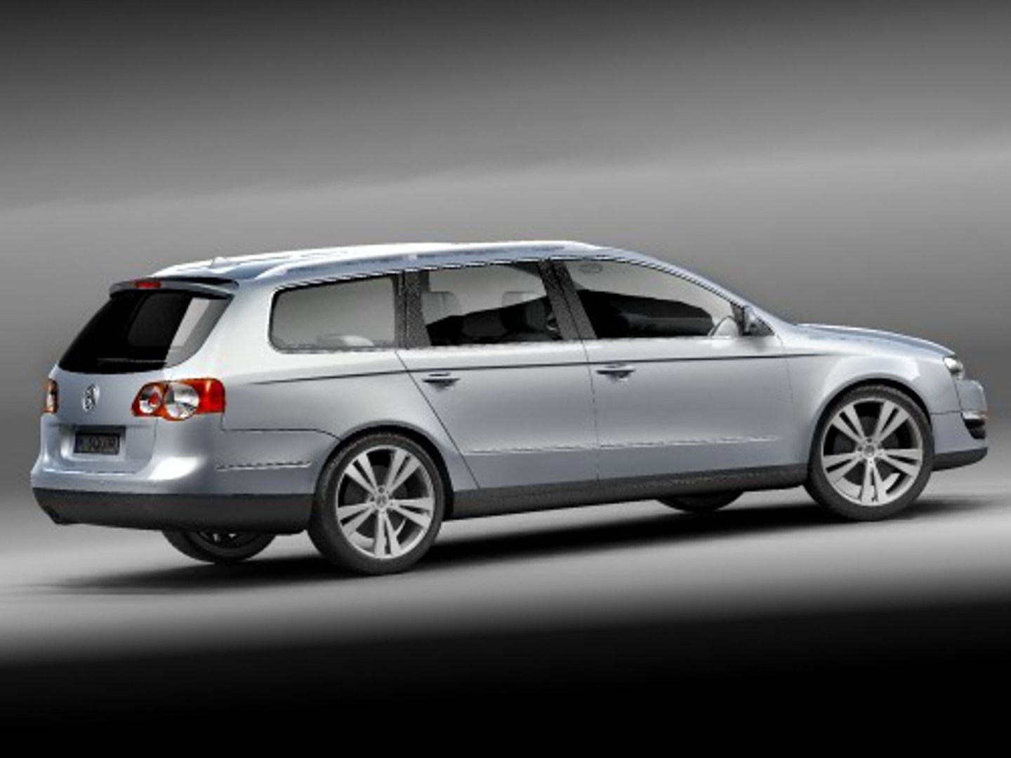 volkswagen passat wagon variant 3d model