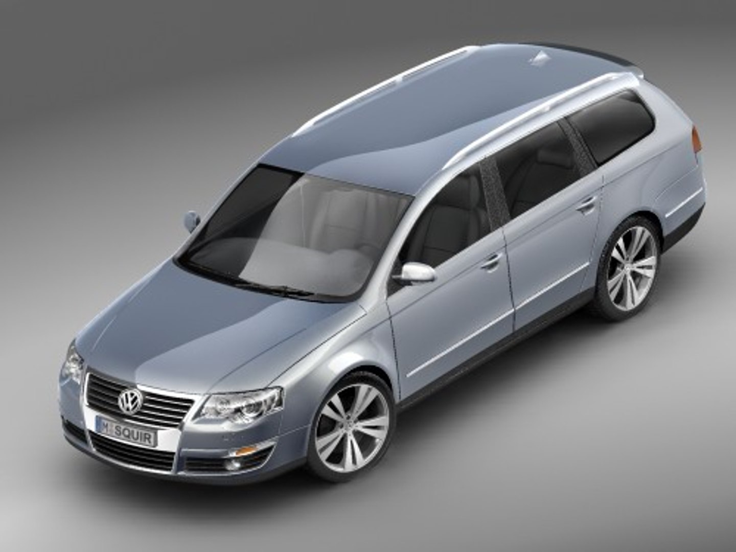 volkswagen passat wagon variant 3d model