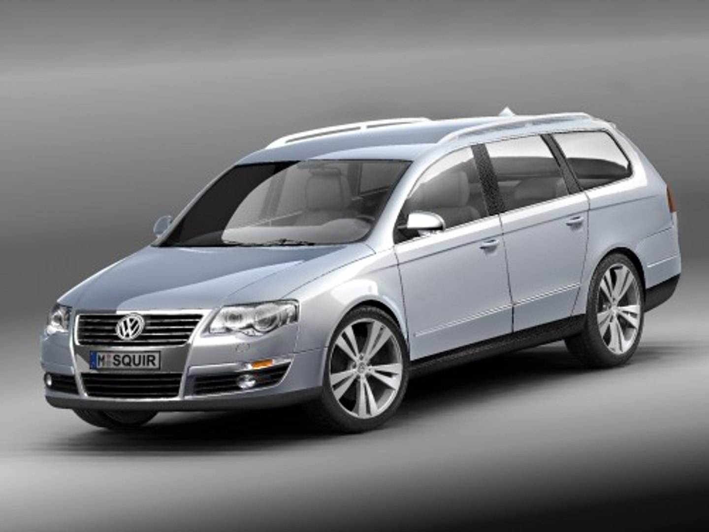 volkswagen passat wagon variant 3d model