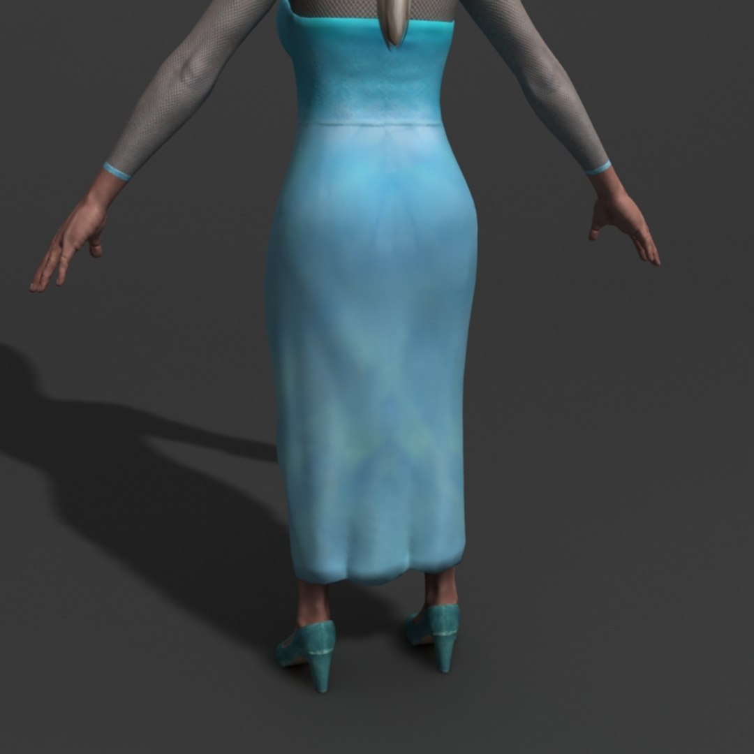 3d Rigged Character Model