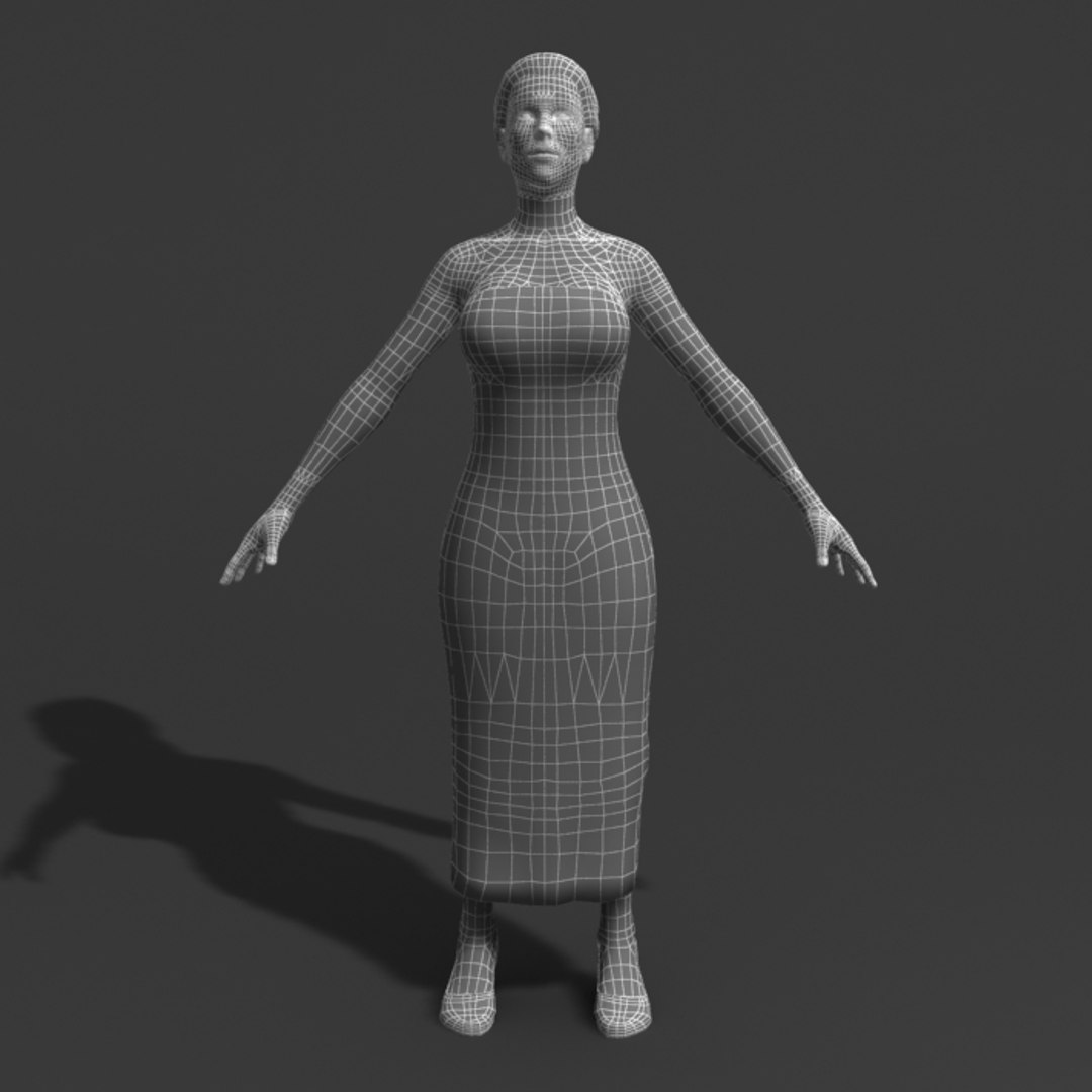 3d Rigged Character Model