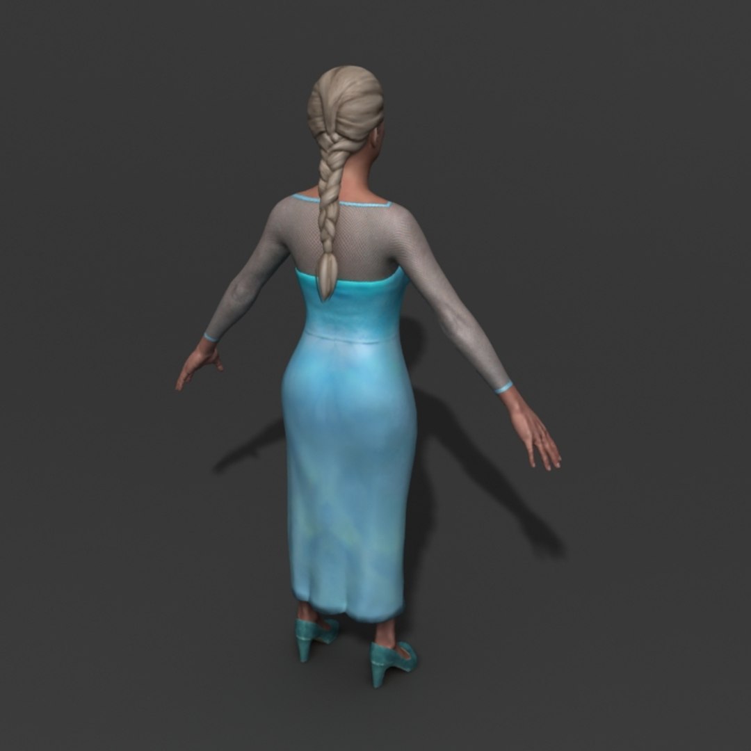 3d Rigged Character Model