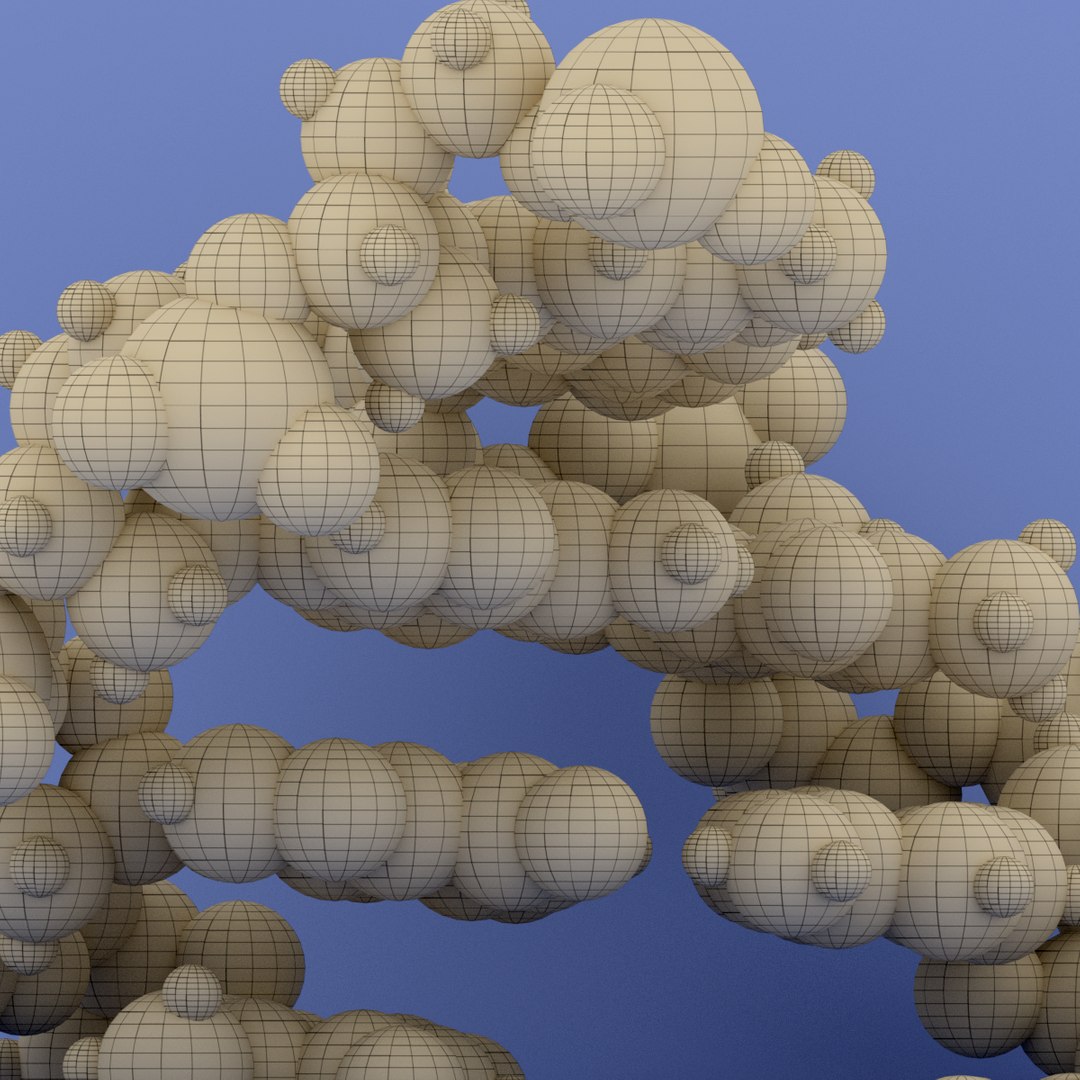 Accurate Space-filling Dna Helix 3d Model