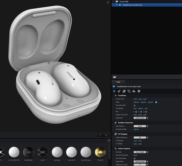 Samsung Galaxy Buds Live 3D model - TurboSquid 1829424