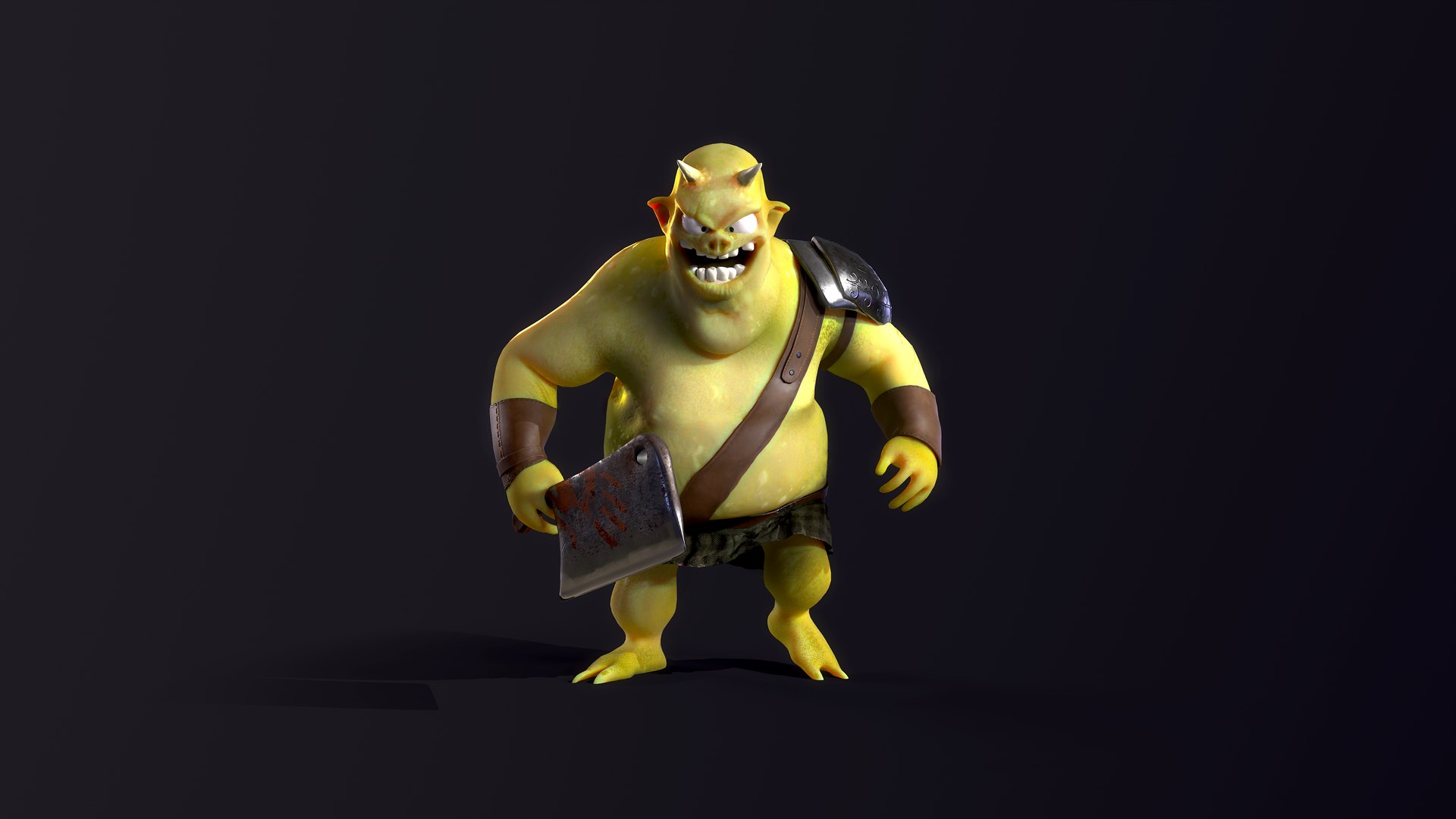 3D Funny fat Troll model - TurboSquid 1849914