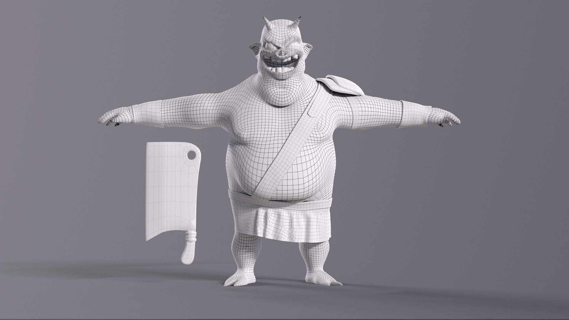 3D Funny fat Troll model - TurboSquid 1849914