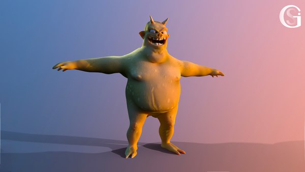 modelo 3d Troll gordo divertido - TurboSquid 1849914