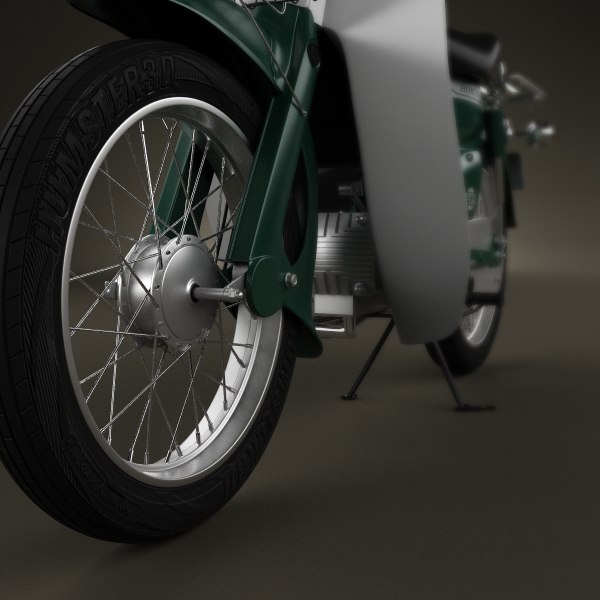 modelo 3d Honda Super-Cub 1971 - TurboSquid 1142343