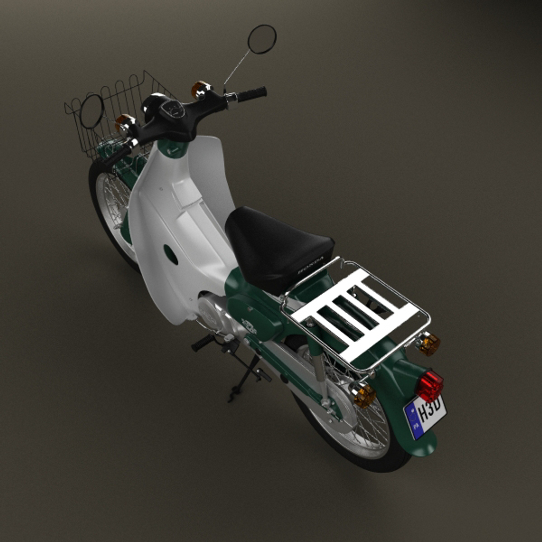 modelo 3d Honda Super-Cub 1971 - TurboSquid 1142343