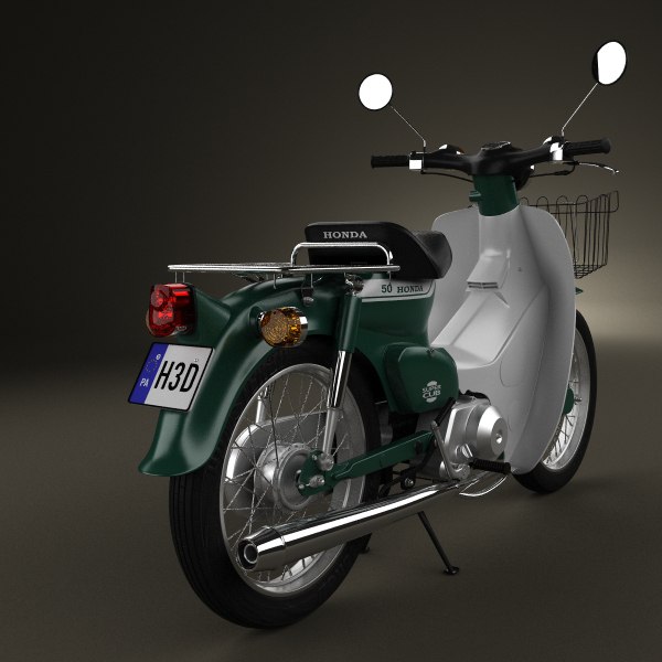 modelo 3d Honda Super-Cub 1971 - TurboSquid 1142343