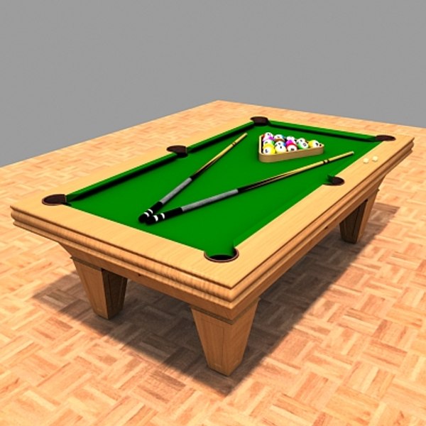 3d billiard table