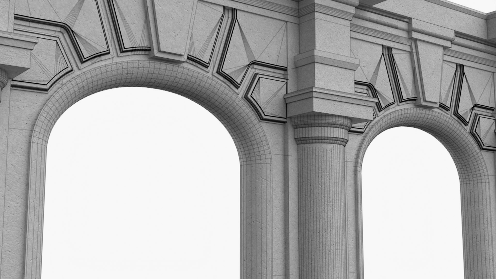 3D Model Twin Arch 017 - TurboSquid 2105911