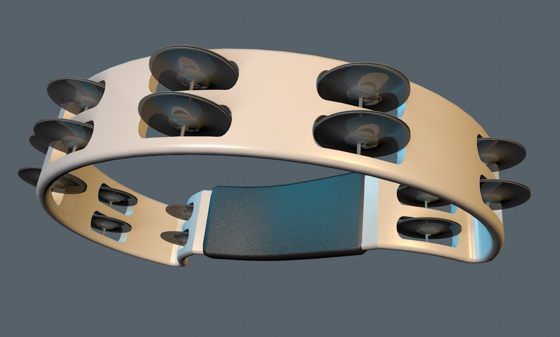 3d Model Tambourine