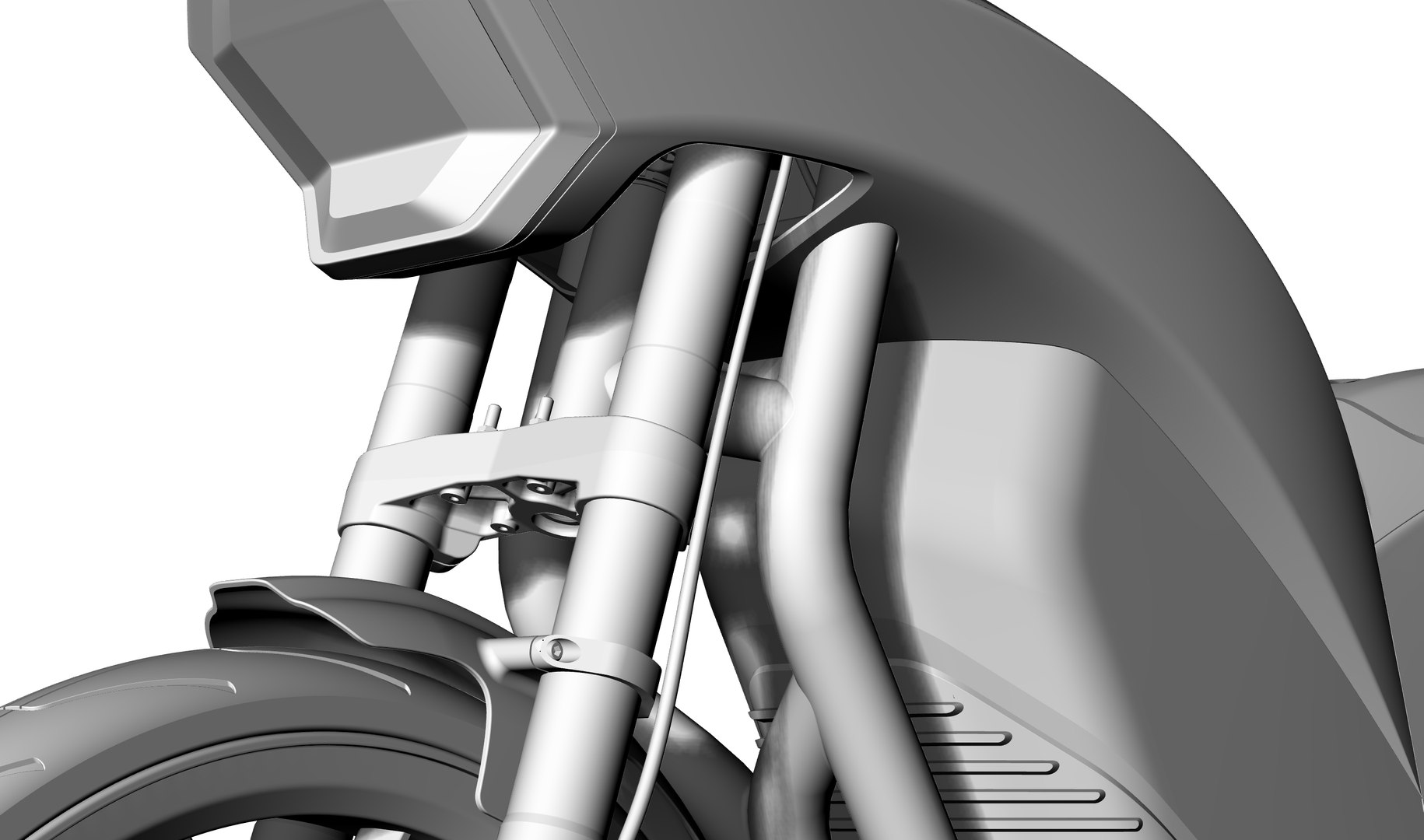 Electric Motorcycle Concept 3D - TurboSquid 1579480