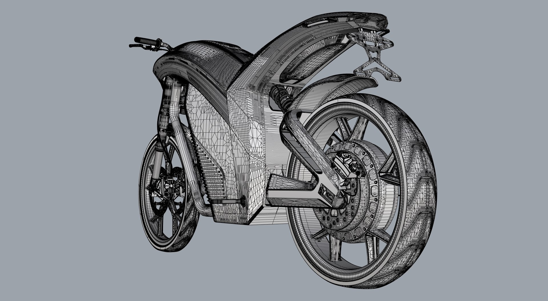 Electric Motorcycle Concept 3D - TurboSquid 1579480