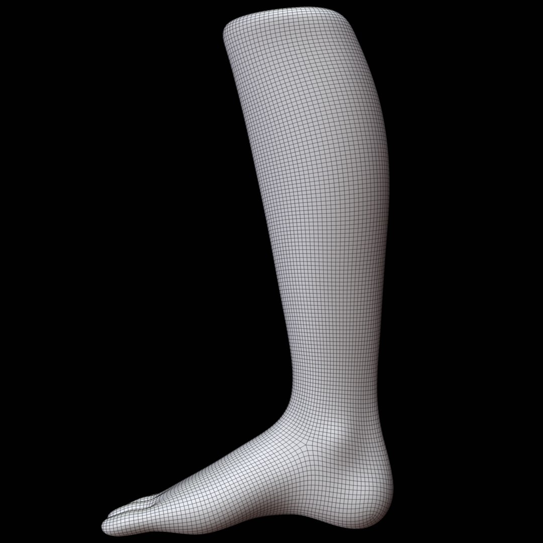 3D Mannequin Foot Man - TurboSquid 1237794
