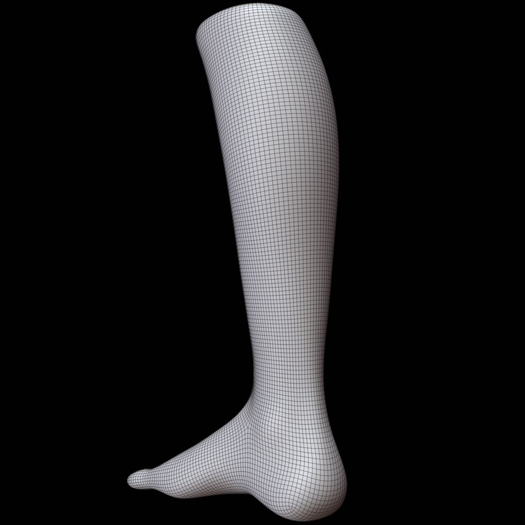 3D Mannequin Foot Man - TurboSquid 1237794