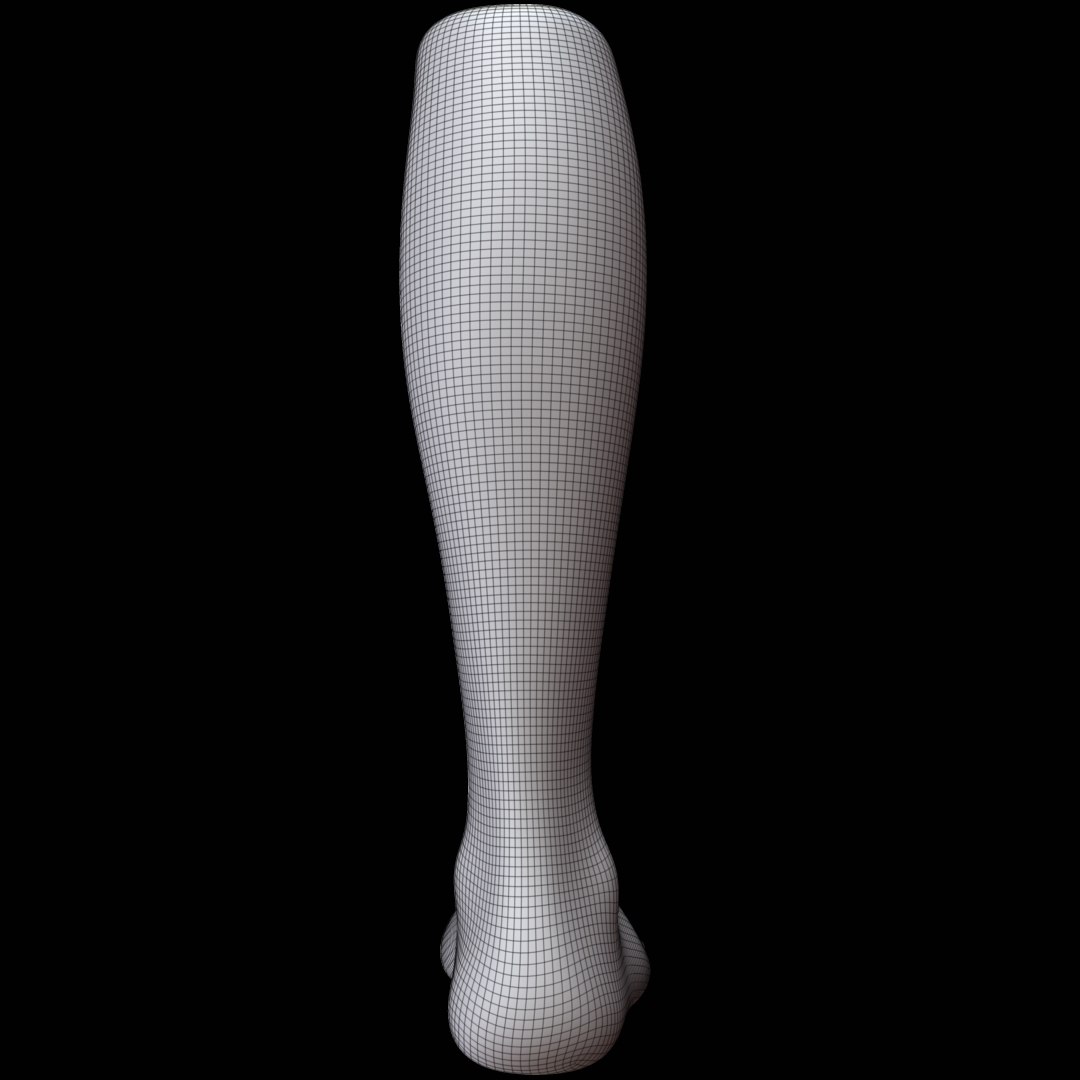 3D Mannequin Foot Man - TurboSquid 1237794