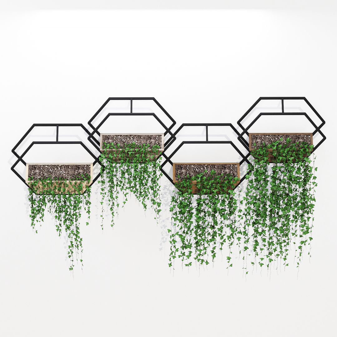 Kaeden metal wall 3D model - TurboSquid 1444059