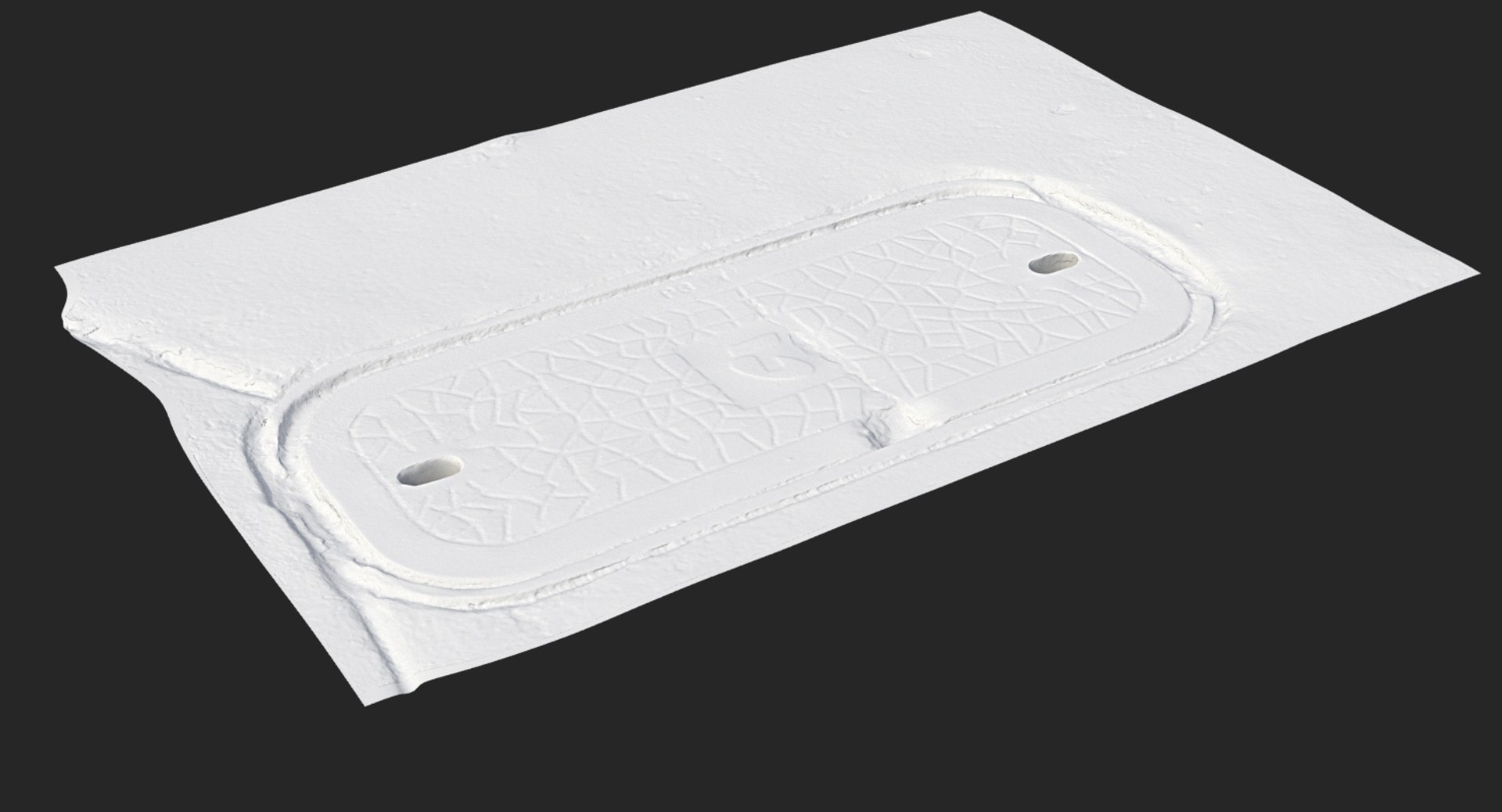 Concrete Utility Cover 8k Model - TurboSquid 1419374