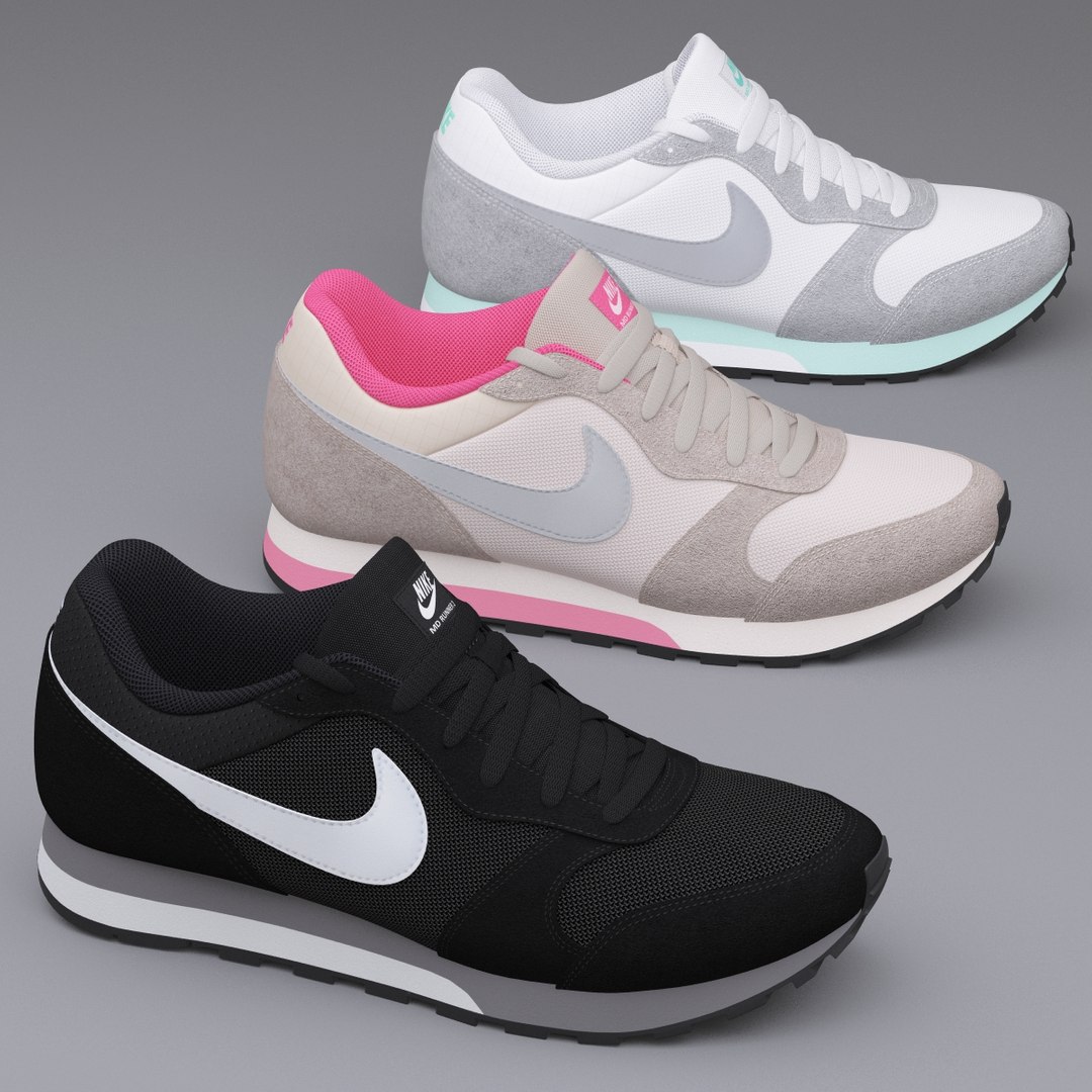Nike Md Runner 2 3d Model
