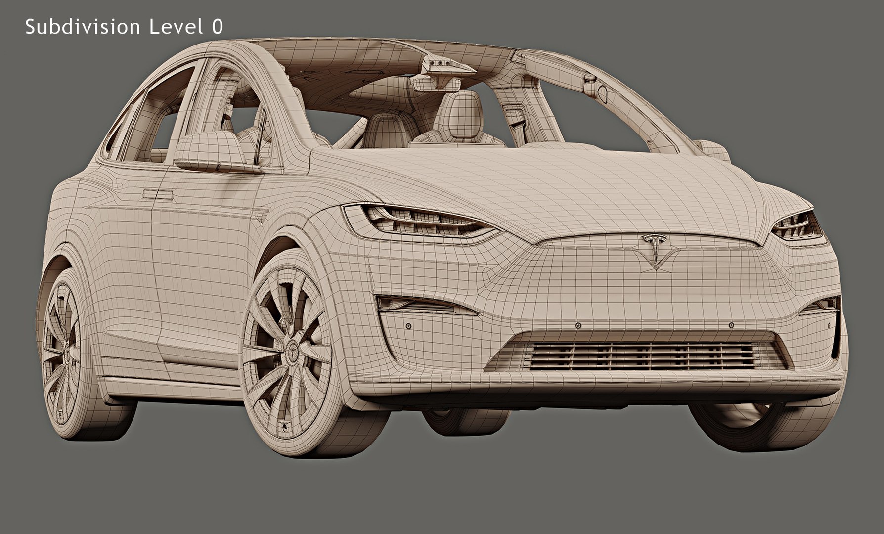2021 Tesla Model X Plaid 3D model - TurboSquid 1832477