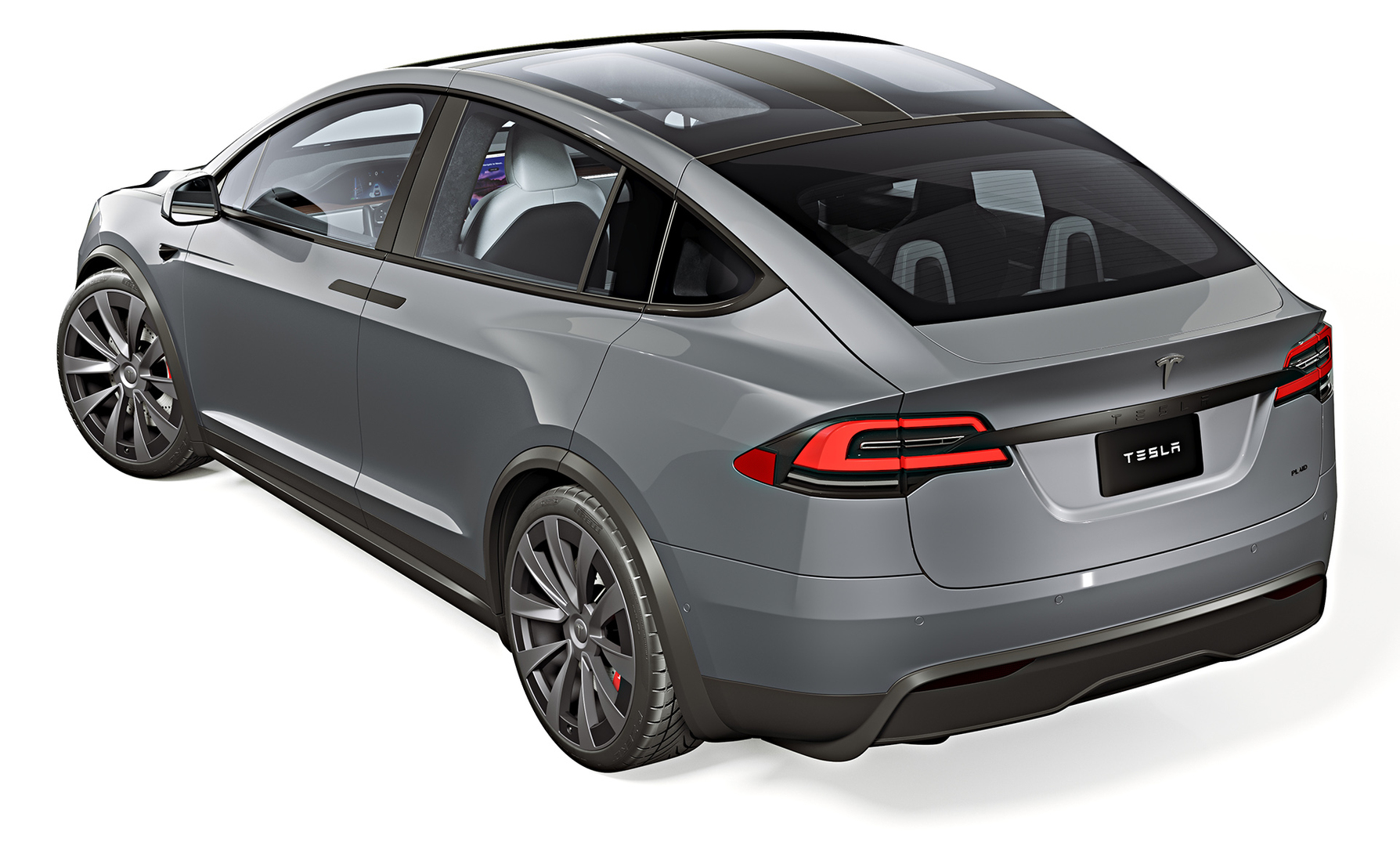 2021 Tesla Model X Plaid 3D model - TurboSquid 1832477