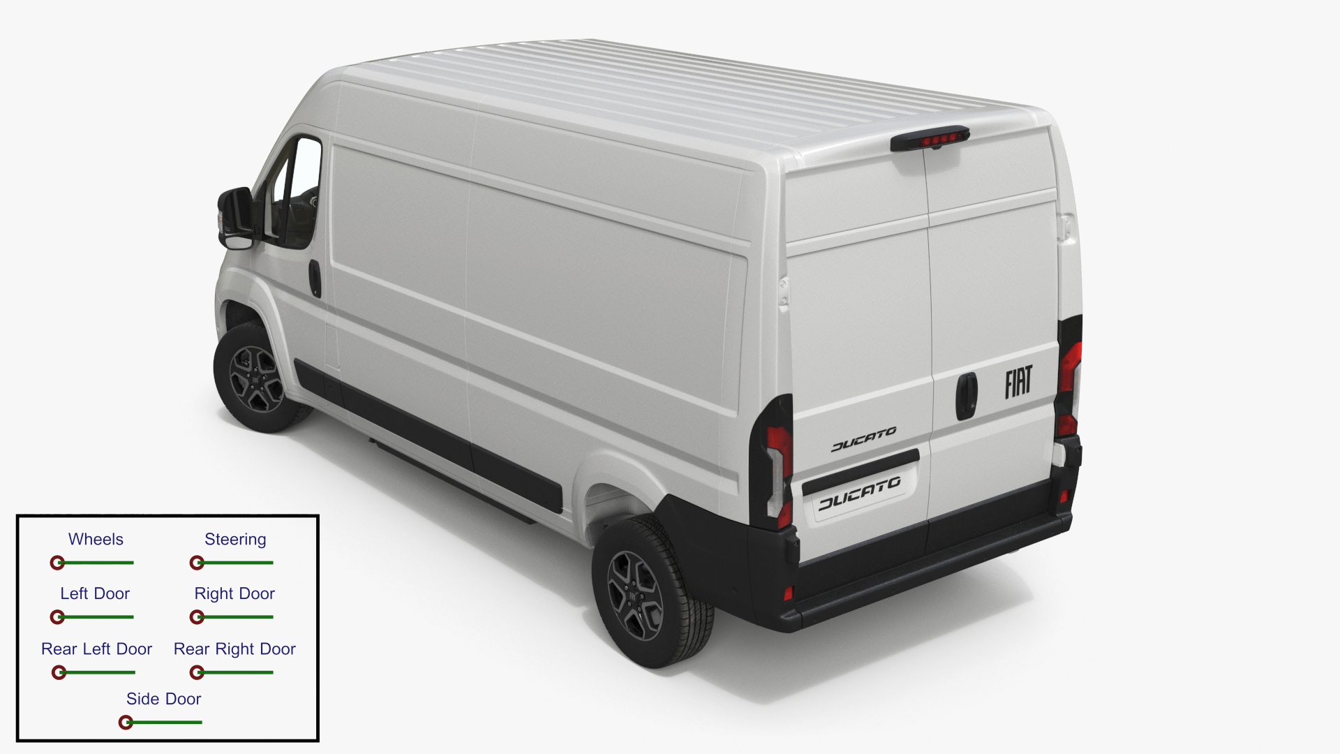 3D White Fiat Ducato 2025 Medium Van Rigged Model - TurboSquid 2408056
