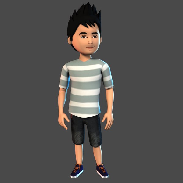 3D boy character model - TurboSquid 1305943