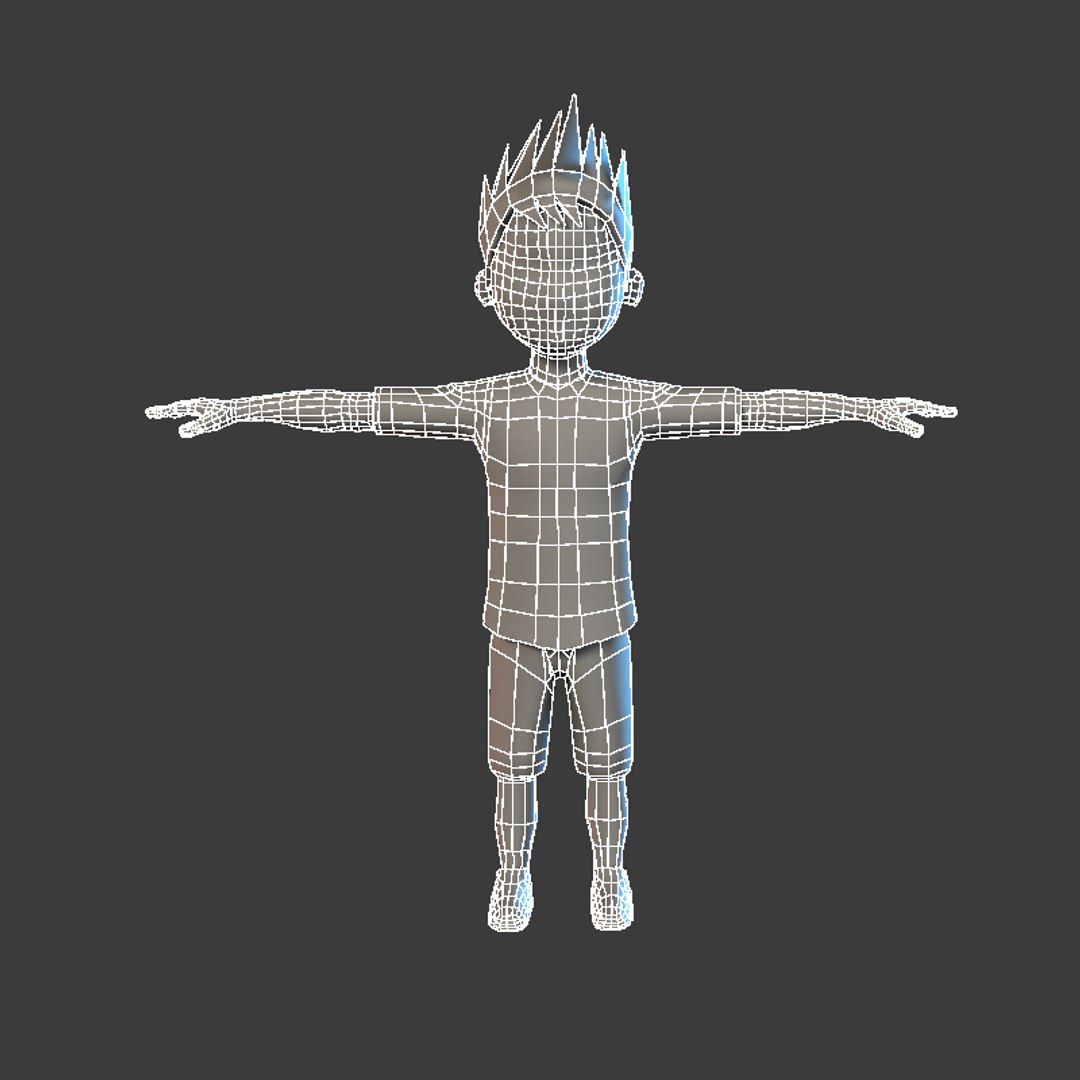 3D boy character model - TurboSquid 1305943