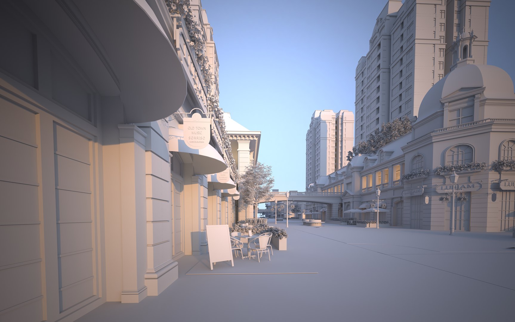 Downtown Model - TurboSquid 2208300